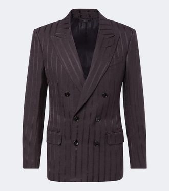 Tom Ford Blazer ray&eacute; en jacquard