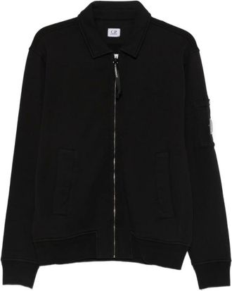 C.P. Company C.p. Company, Homme, Sweatshirts et sweats &agrave; capuche, Noir, Taille: 2XL SweaT-shirt zipp&eacute;