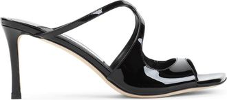 Jimmy Choo London Femme, Chaussures, Noir, Taille: 37 1/2 EU Mules en cuir verni noir