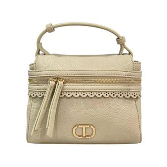 Twinset Schultertasche aus Polyethylen - - Bags - Damen - Beige - ONE SIZE