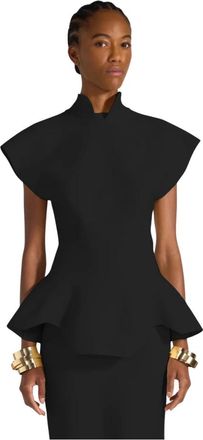 Liviana Conti Femme, Tops, Noir, Taille: 40 FR Technical Nylon Top