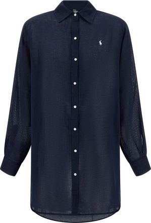 Polo Ralph Lauren Femme, Blouses et Chemises, Bleu, Taille: 40 FR Chemise Classique