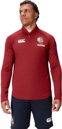 Canterbury Of New Zealand Homme Lions Britanniques Et Irlandais Everest 1&egrave;re Couche Chemise, Rouge, S EU