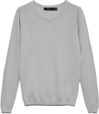 Vero Moda VMCARE Structure LS O-Neck BLOU NOOS