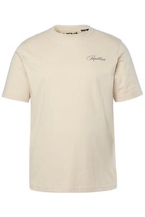 Men Plus Hommes Grandes Tailles L-8XL T-Shirt Men+ avec imprimés, col Rond et Manches Courtes - Jusquau 8 XL Mastic foncé 5XL 844295300-5XL