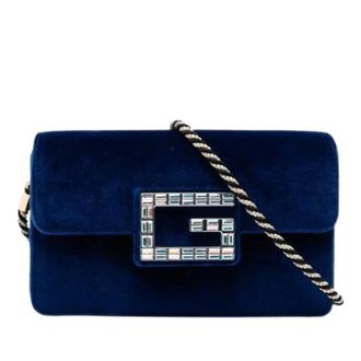 Gucci Sac bandouli&egrave;re Pre-owned Broadway - Femme - Pre-owned - Bleu - Taille: ONE Size