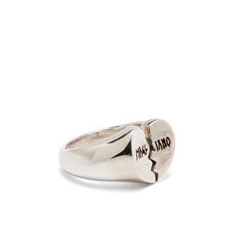 Magliano unisex, Accessoires, Gris, Taille: S Broken Heart Ring