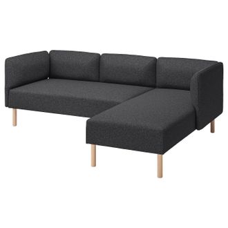 IKEA LILLEHEM 3er-Sitzelement + R&eacute;camiere