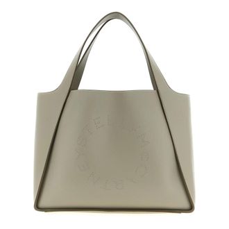 Stella McCartney Logo Tasche Einkaufstasche - - Bags - Damen - Beige - ONE SIZE