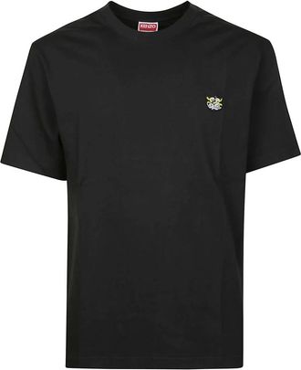 Kenzo Homme, Tops, Noir, Taille: XL T-Shirt Classique Wild Tiger
