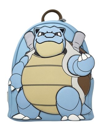 Loungefly Pokemon Blastoise Cosplay Damen Schultertasche mit Doppelriemen, Blau, Medium
