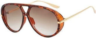 Generic Lunettes De Soleil Surdimensionnées Tendance For Photos De Femmes, Sports De Plein Air Et Fêtes, Lunettes De Soleil For Hommes(Multi-colored)