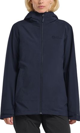 Jack Wolfskin Damen Moonrise 3in1 Jkt W Jacket, Night Blue, XXL EU