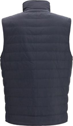 Brunello Cucinelli Mens Blue Polyester Sleeveless Jacket Clothing