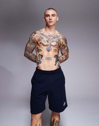 Emporio Armani Armani EA7 - Short style jogging à logo - Bleu marine