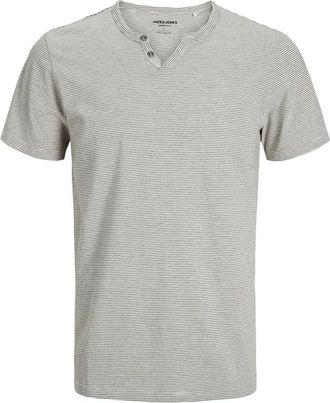 Jack & Jones JJESPLIT Neck Stripe Tee SS NOOS