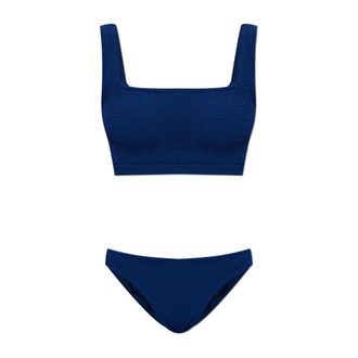 Hunza G Coverage Xandra Bikini - - Swimwear - Damen - Blau - ONE SIZE