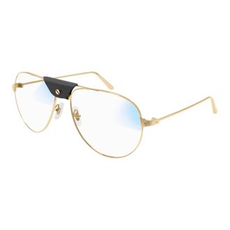 Cartier Santos Sonnenbrille - - Accessories - Herren - Gelb - 61 MM