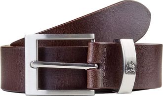 Lerros G&uuml;rtel mit Metallelementen dunkelbraun,110