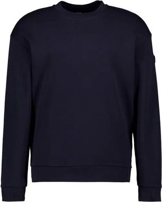 Joop Herren Pullover blau Baumwolle unifarben