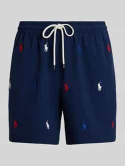Ralph Lauren Regular Fit Badehose mit Logo-Stitching