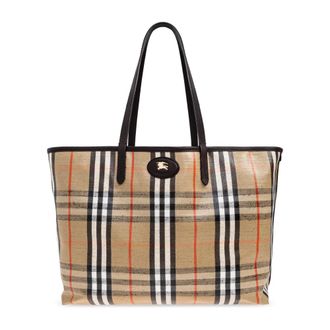 Burberry Medium Highlands Tote - - Bags - Damen - Beige - ONE SIZE