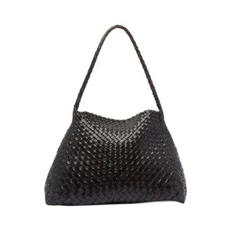 Dragon Diffusion Santa Croce Mini Geflochtene Schultertasche - - Bags - Damen - Braun - ONE SIZE