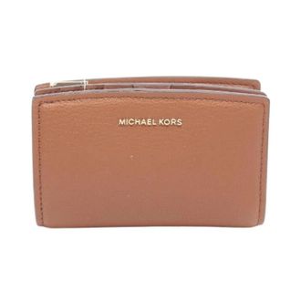 Michael Kors Pre-owned Bryant Leder Geldb&ouml;rse - - Pre-owned - Damen - Braun - ONE SIZE