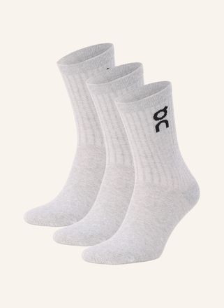 On 3er-Pack Socken High grau