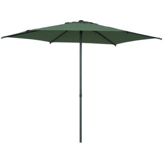 Hesperide Parasol droit rond inclinable Soya 2,7m vert olive - Hesp&eacute;ride