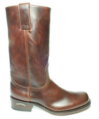 Sendra Boots 3162 Seahorse 84 Marron Santiag Basic Western Hommes Botte Bout Rond Talon Droit Arbre Droite Pullstraps Fait Main Cuir V&eacute;ritable Taille 42