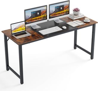 Generic Study Practical Home Writing Robuster und langlebiger B&uuml;roschreibtisch, gro&szlig;, rustikales Braun