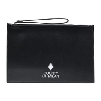 Marcelo Burlon Homme, Accessoires, Noir, Taille: ONE Size Pochette Comas260331