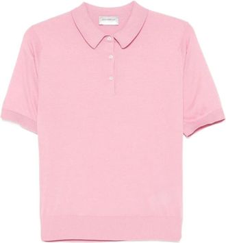 John Smedley Homme, Tops, Rose, Taille: M Jill Polo
