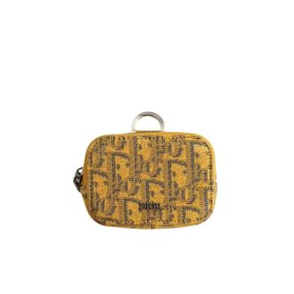 Dior Pochette en tissu Pre-owned - Femme - Pre-owned - Jaune - Taille: ONE Size