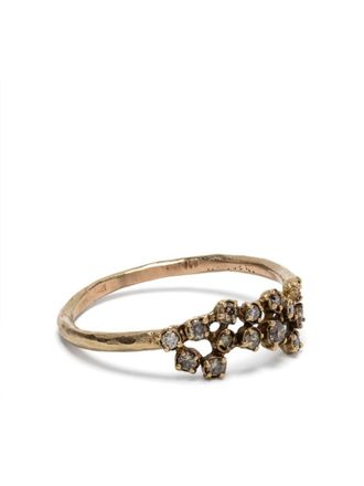 Isamu Noguchi bague en or 14ct sertie de diamants