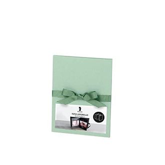 R&ouml;ssler Selection Papier 13303200650 - Leporello mit schwarzen Seiten, Mint, 150 x 190 mm, Faltbuch, Ziehharmonika-Fotoalbum, 1 St&uuml;ck