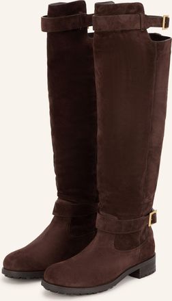 Jimmy Choo London Stiefel Biker Kb braun