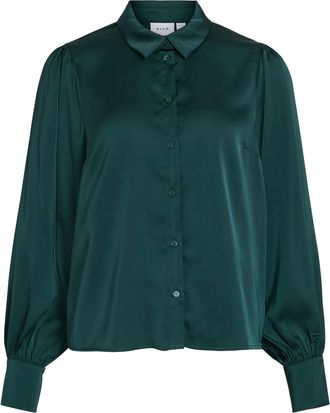 Vila Vienna Ravenna L/S Balloon Shirt - Noos