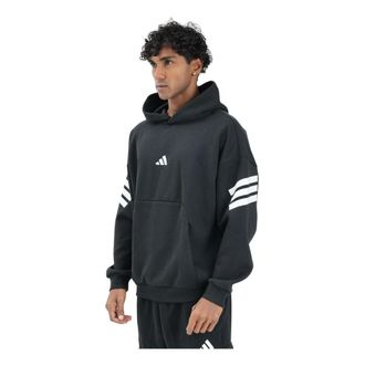 adidas Homme, Sweatshirts et sweats à capuche, Noir, Taille: S Future Icons 3-Stripes Sweat à capuche