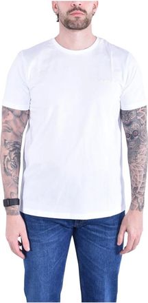Dondup Homme, Tops, Blanc, Taille: S T-shirt girocollo regular