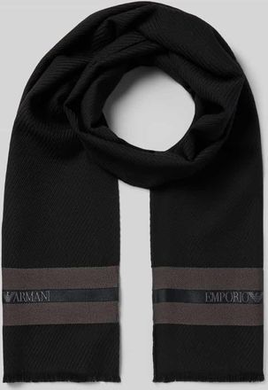 Emporio Armani Wollschal mit Seide-Anteil