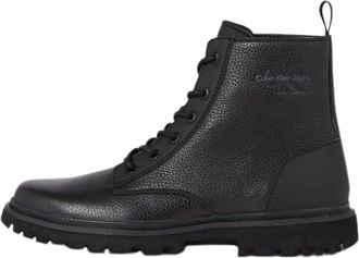 Calvin Klein Herren Eva Mid Lace-up Boot LTH Ym0ym00751, Black, 44 EU