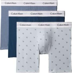 Calvin Klein Boxer &agrave; logo en coton m&eacute;lang&eacute;