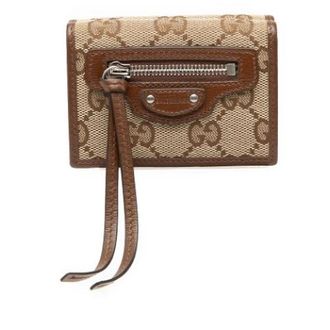 Gucci Portefeuille Vintage en Toile Pre-owned - Femme - Pre-owned - Beige - Taille: ONE Size