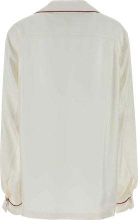 Tom Ford Offwhite Exterior: Silk Camicie Shirt