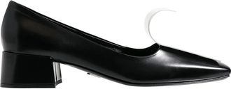 Prada Hohe Schuhe - Two Tone Leather Pumps - Gr. 36 (EU) - in Schwarz - f&uuml;r Damen