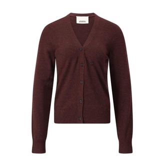 Isabel Marant Leichte Strickjacke mit Einzigartigen Kn&ouml;pfen - - Knitwear - Damen - Rot - S