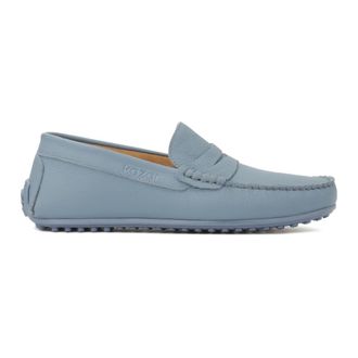 Kazar Blaue Herren Leder Mokassins - - Shoes - Herren - Blau - 46 EU