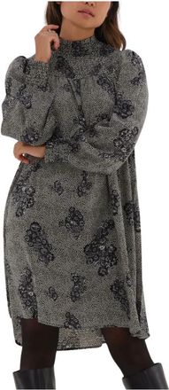 Object Evelyn Kurzes Kleid Schwarz - - Dresses - Damen - Mehrfarbig - XS